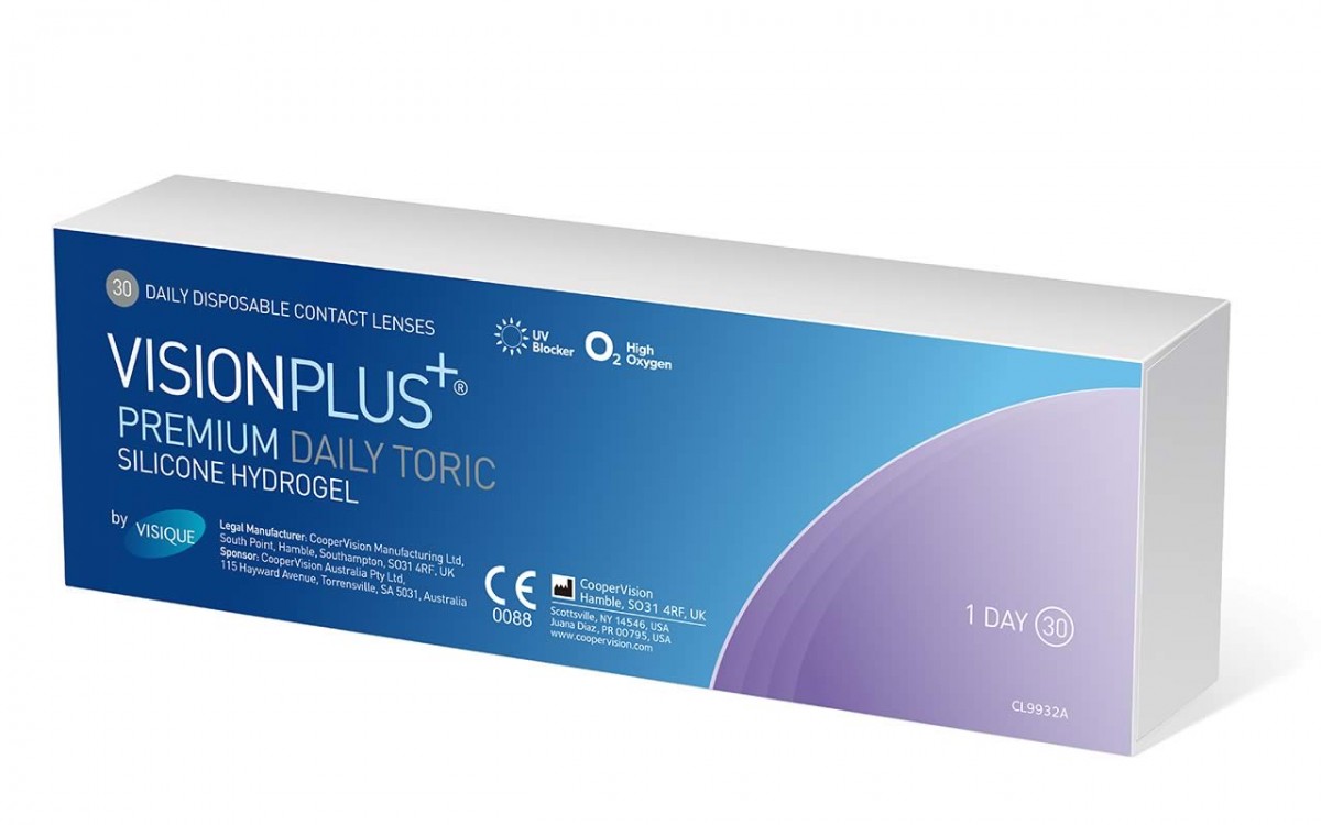 CooperVision MyDay Toric Clinical Equivalent: VisionPlus+ Premium Daily ...
